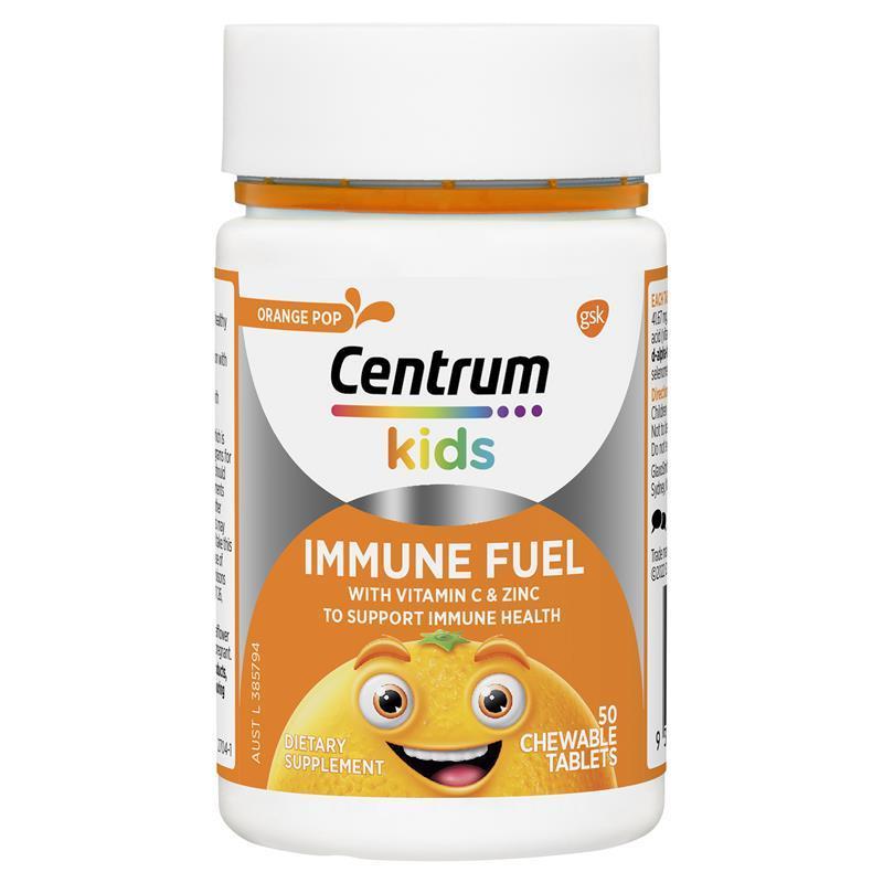 Centrum Kids Immune Fuel 50 Chewable | Australia Supplement Warehouse
