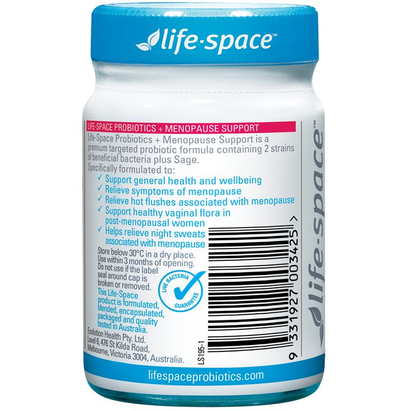 Life Space Probiotics + Menopause Support | Australia Supplement Warehouse