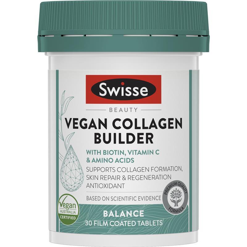Swisse Beauty Vegan Collagen Builder | Australia Supplement Warehouse