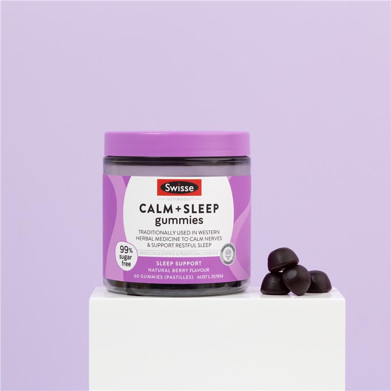 Swisse Calm And Sleep Gummies 60 Pack | Australia Supplement Warehouse