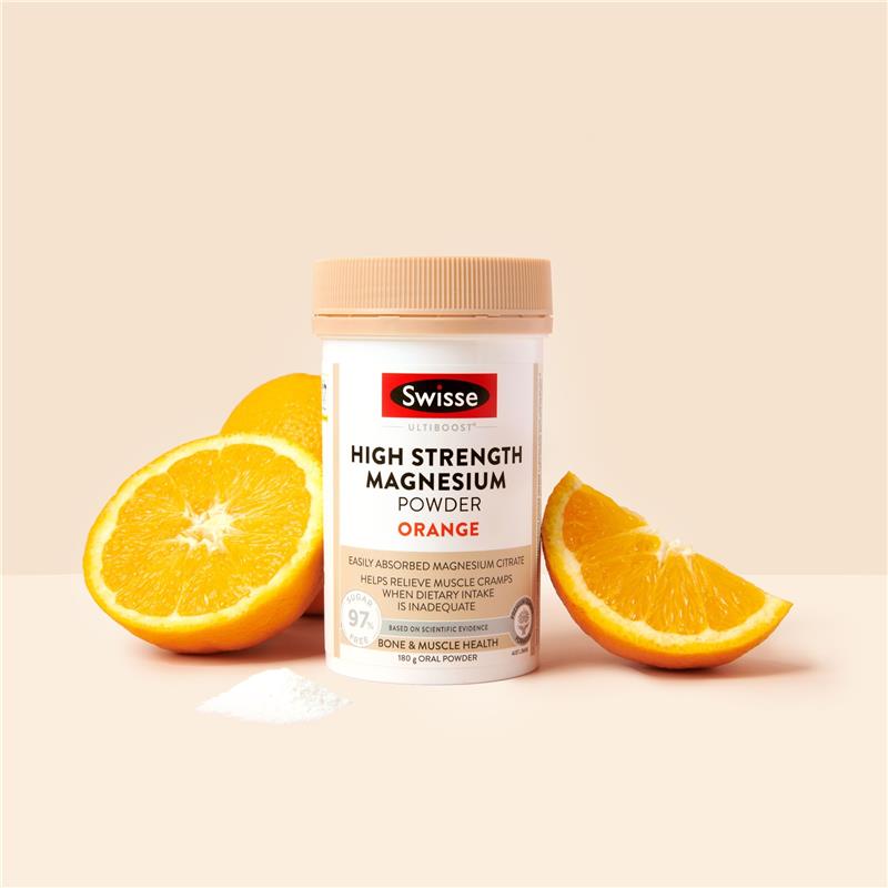 Swisse High Strength Magnesium Powder Orange 180g | Australia ...