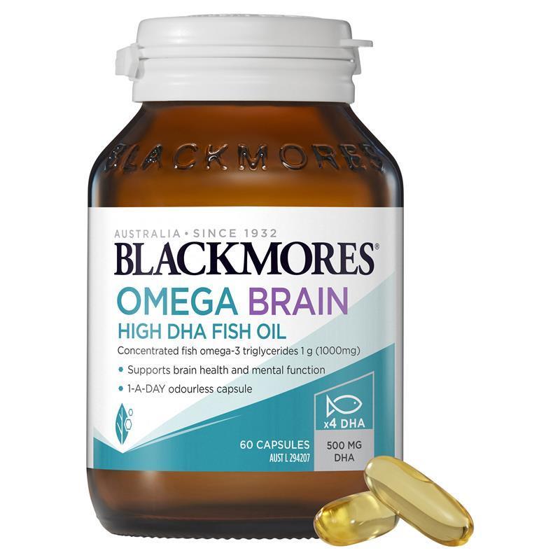 Blackmores Omega Brain High DHA Fish Oil | Australia Supplement Warehouse