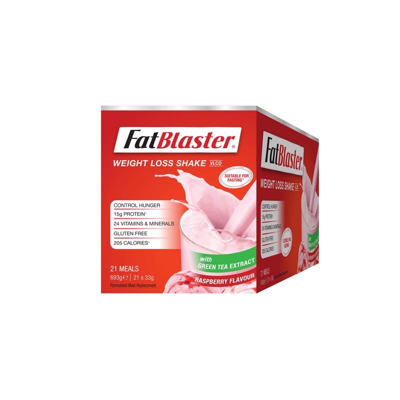 Naturopathica Fatblaster Weight Loss Shake Raspberry 21 x 33g Sachets ...