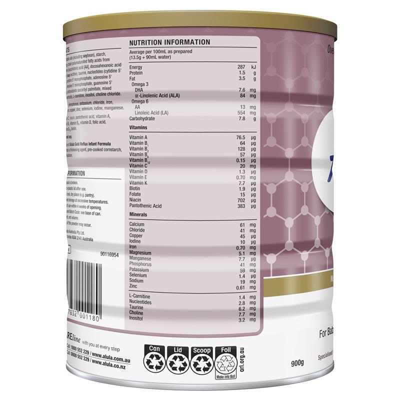 S26 Alula Gold Reflux Premium Infant Formula 0-12 Months | Australia ...