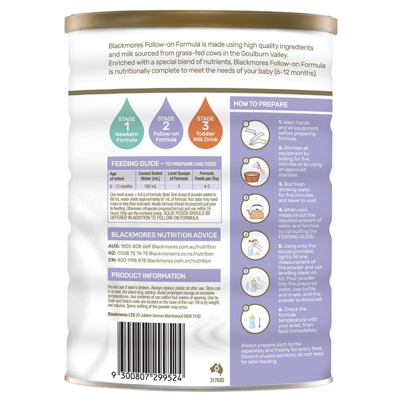 Blackmores Follow On Formula 900g | Australia Supplement Warehouse